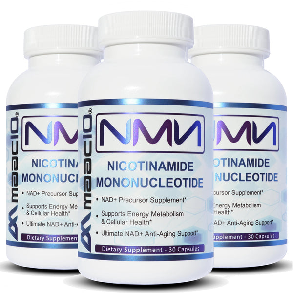 MAAC10 NMN 125MG Capsules 3-Pack NAD+ Supplement - MAAC10 Formulas